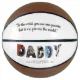DADDY Photo Collage Custom Quote Father's Day Basketball | Zazzle