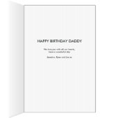 DADDY Photo Letter Collage Giant Birthday Card | Zazzle