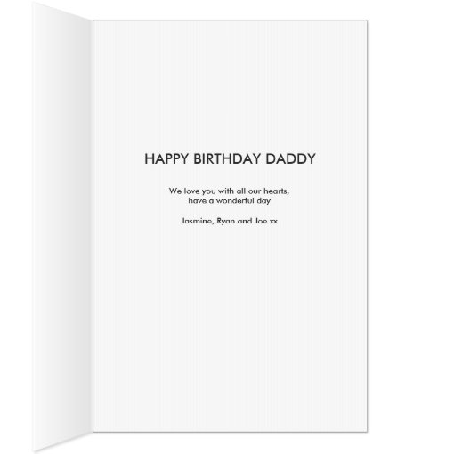 DADDY Photo Letter Collage Giant Birthday Card | Zazzle