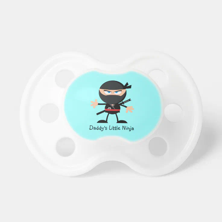 Daddy's Little Ninja Pacifier | Zazzle