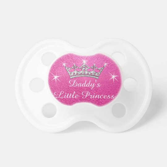 Daddy's Little Princess Pacifiers for Baby Girls | Zazzle.com