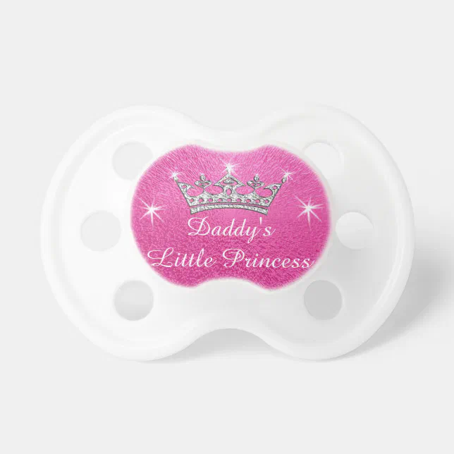 Daddy's Little Princess Pacifiers for Baby Girls | Zazzle