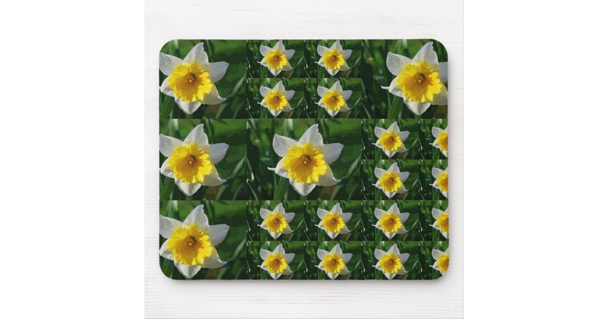 Daffodil Tic Tac Toe Mouse Pad | Zazzle