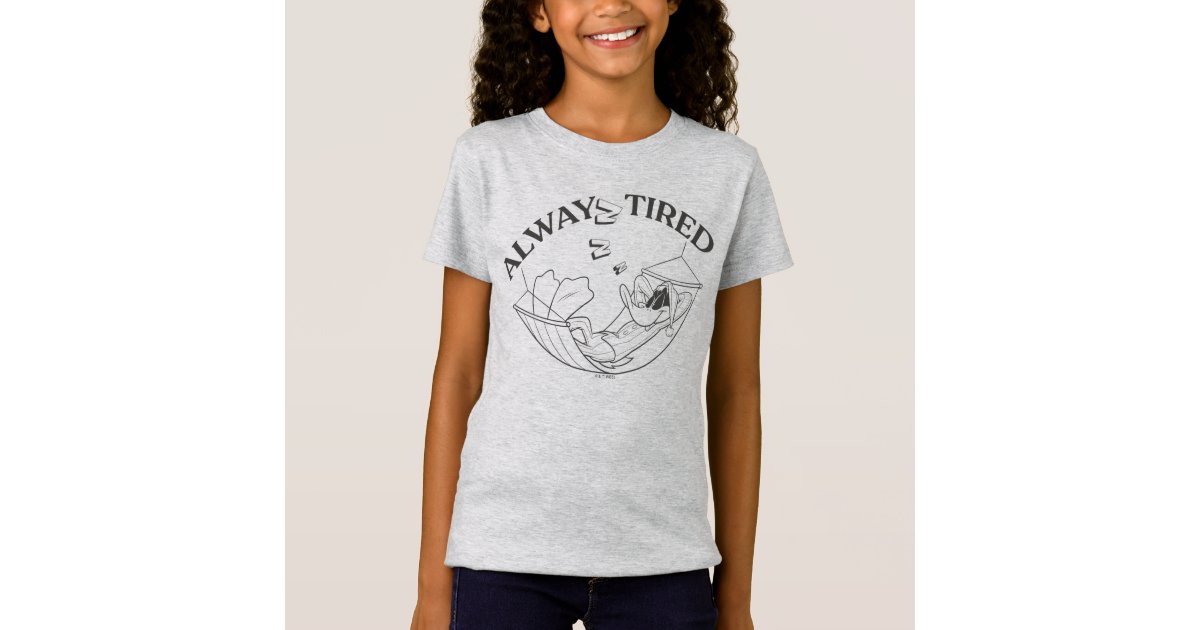 DAFFY DUCK™ Always Tired T-Shirt | Zazzle