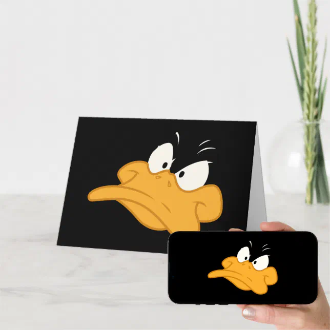 DAFFY DUCK™ Angry Face Card | Zazzle