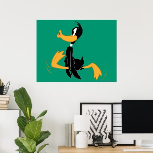 DAFFY DUCK™ Being Crazy Poster | Zazzle