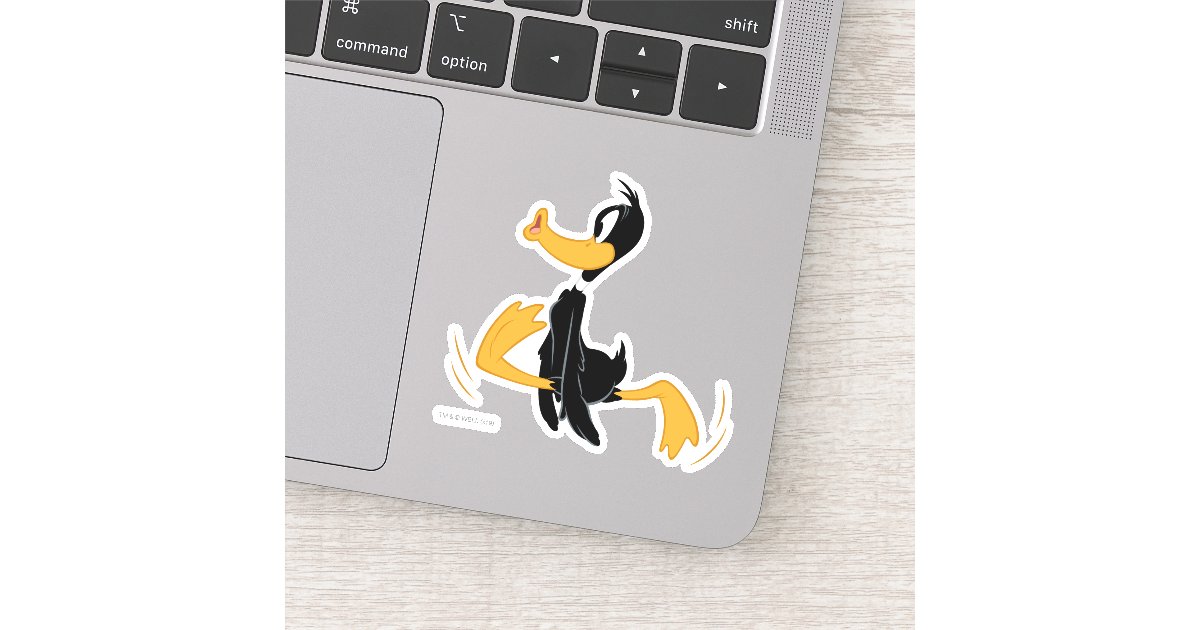 DAFFY DUCK™ Being Crazy Sticker | Zazzle