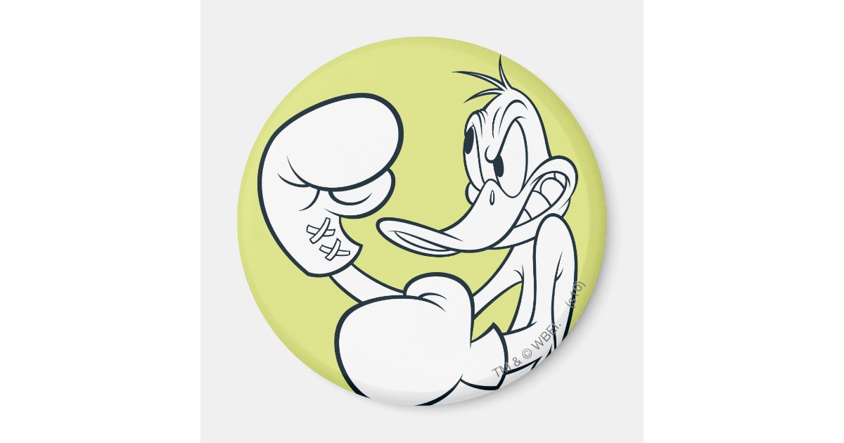 DAFFY DUCK™ Boxing Magnet | Zazzle