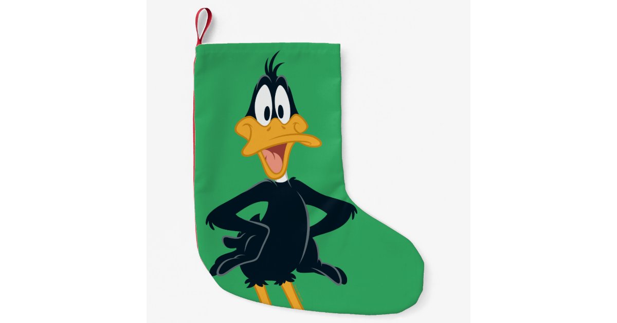 DAFFY DUCK™ SMALL CHRISTMAS STOCKING | Zazzle