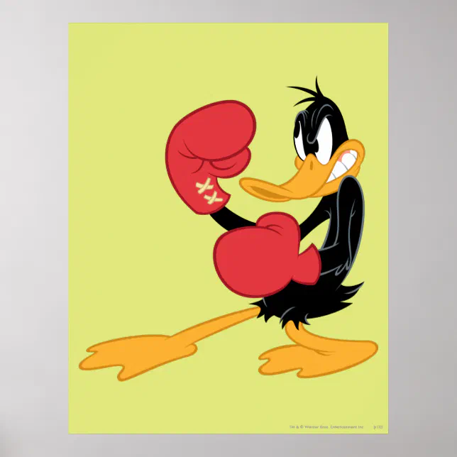 DAFFY DUCK™ the Boxer Poster | Zazzle