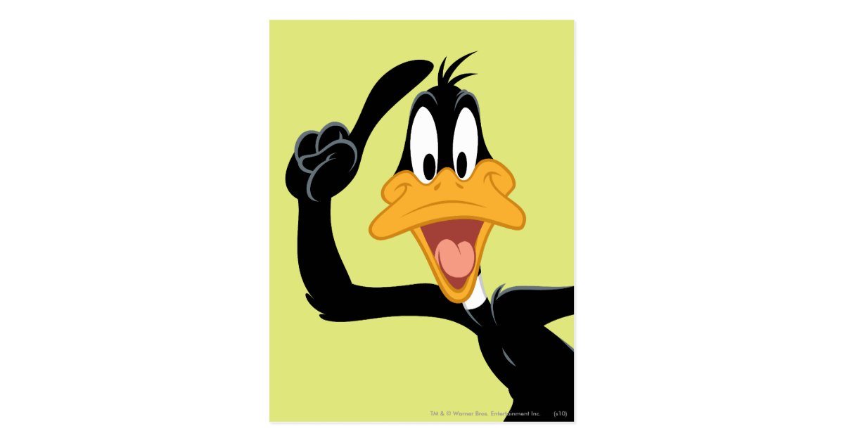 Daffy Duck™ With A Great Idea Postcard