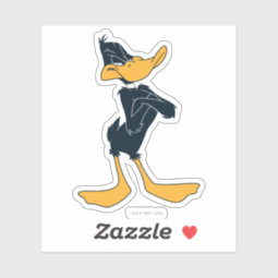 DAFFY DUCK™ with Arms Crossed Sticker | Zazzle