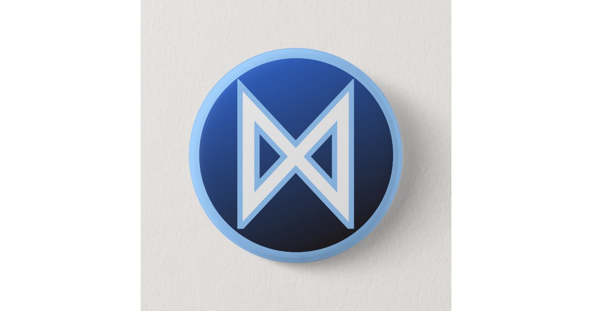Dagaz Daeg Rune Pinback Button | Zazzle