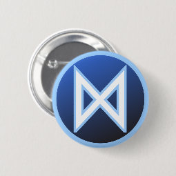 Dagaz Daeg Rune Pinback Button | Zazzle