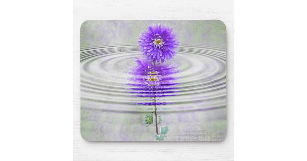 Dahlia Ripple Mouse Pad | Zazzle