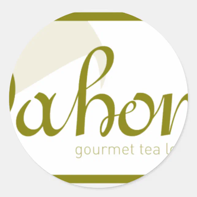 dahon logo classic round sticker | Zazzle