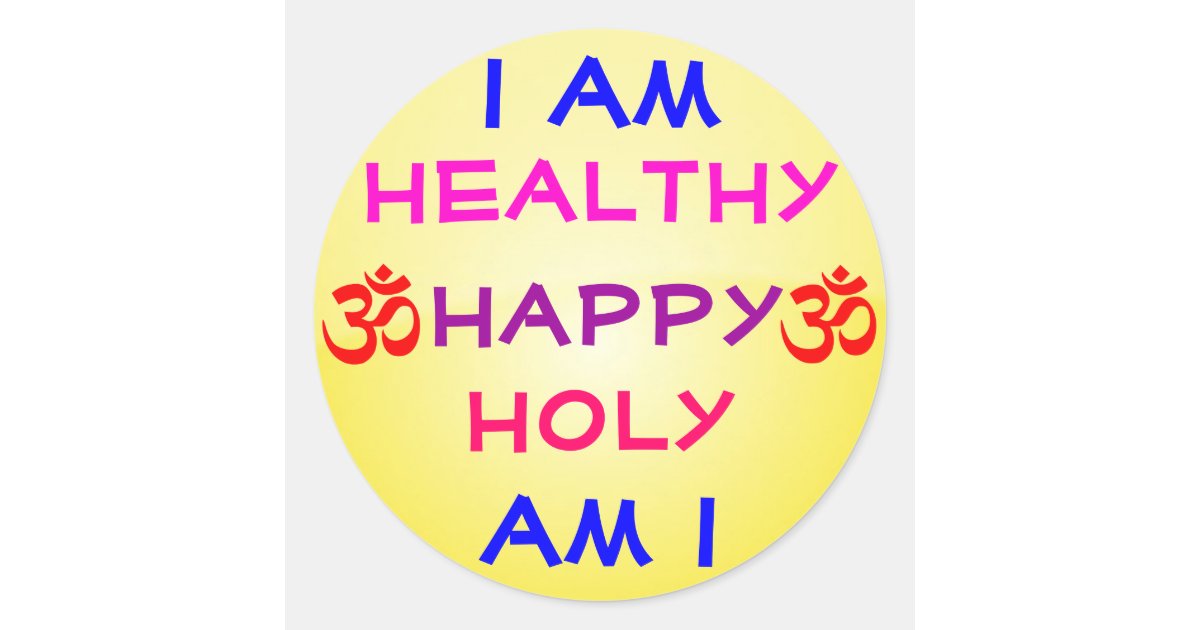 Daily Affirmation sticker | Zazzle