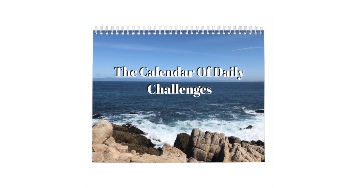 Daily Challenges Calendar | Zazzle