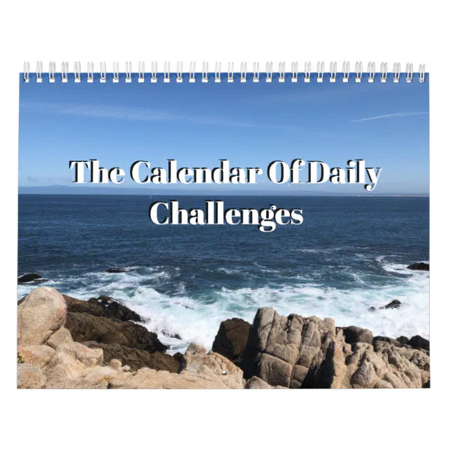 Daily Challenges Calendar | Zazzle