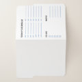 Daily & Hourly Schedule File Folder | Zazzle