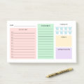 Daily Organizer - To Do List - Hydrate - Pastels Post-it Notes | Zazzle