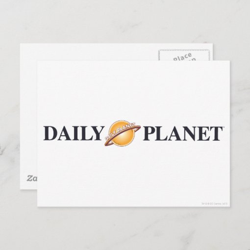Daily Planet Logo Postcard | Zazzle