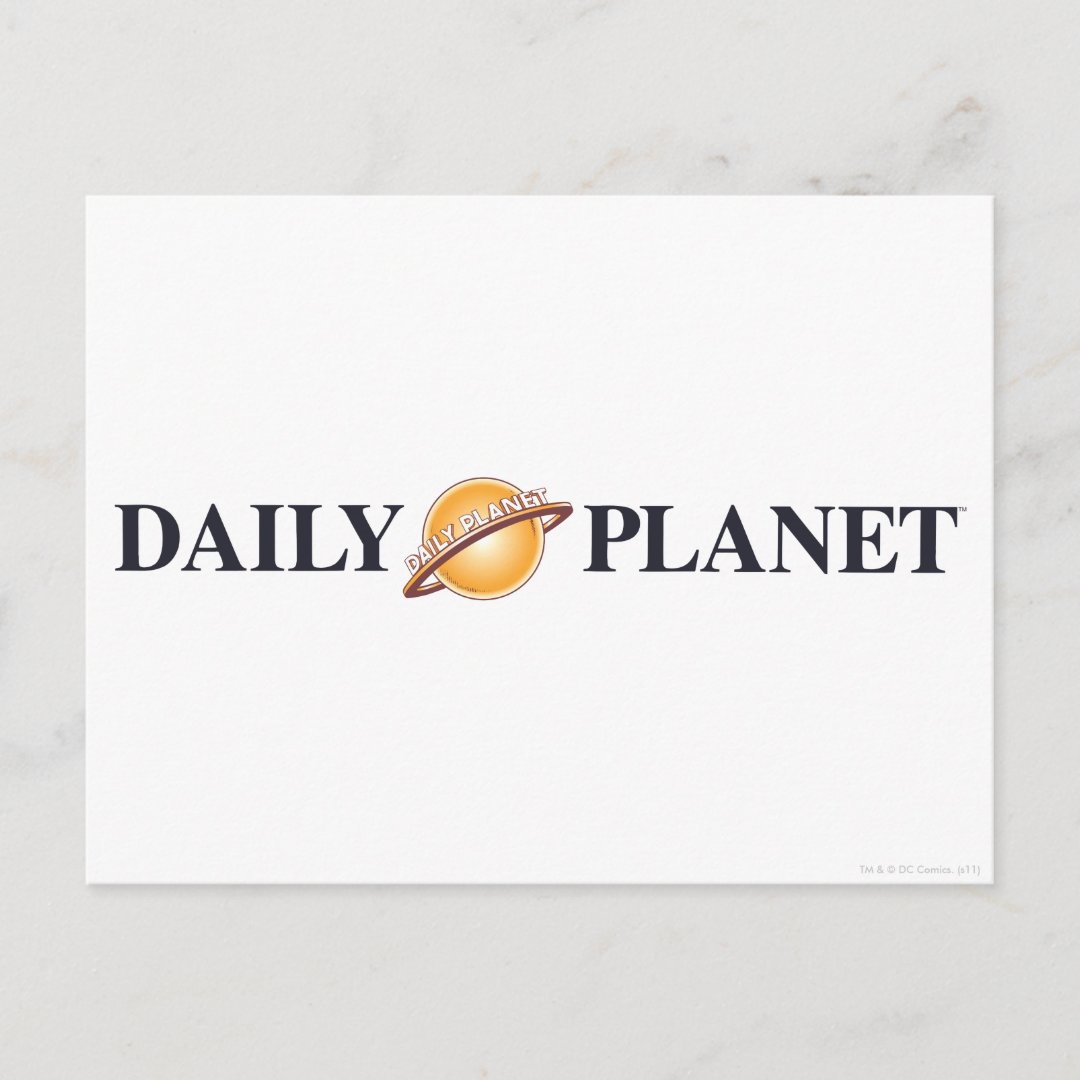 Daily Planet Logo Postcard | Zazzle