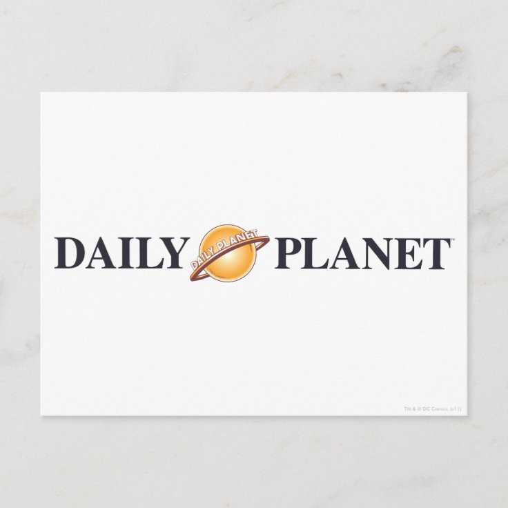 Daily Planet Logo Postcard | Zazzle