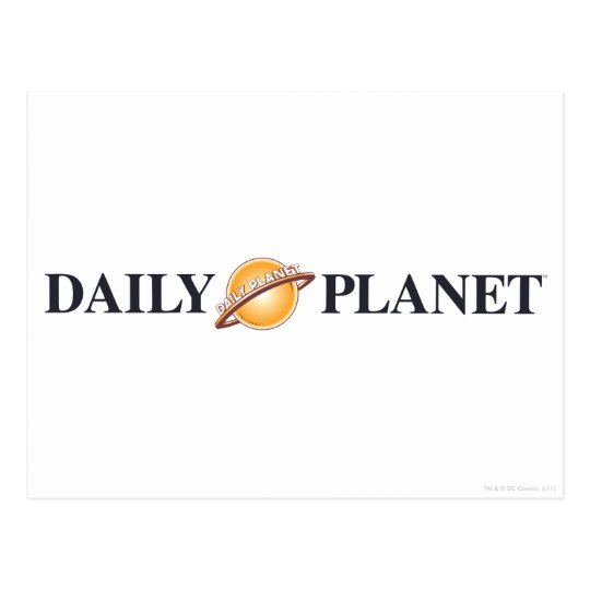 Daily Planet Logo Postcard | Zazzle.com