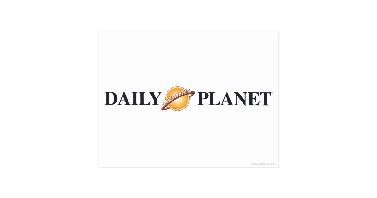 Daily Planet Logo Postcard | Zazzle.com
