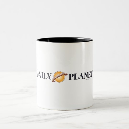 Daily Planet Logo Two-Tone Coffee Mug | Zazzle.com