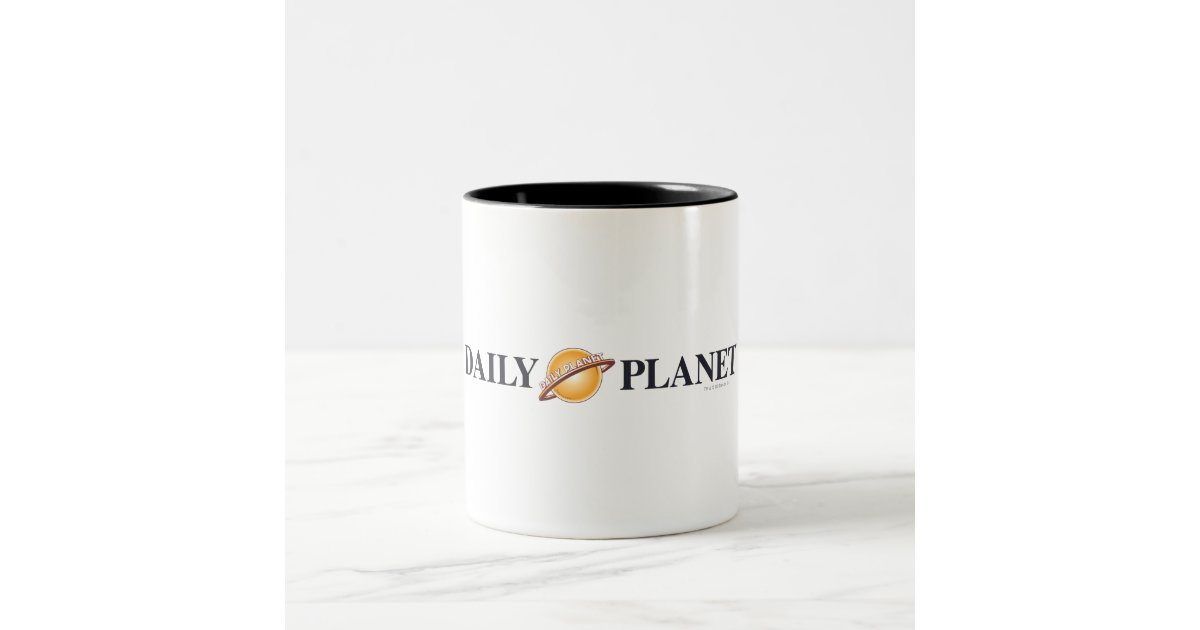 Daily Planet Logo Two-Tone Coffee Mug | Zazzle