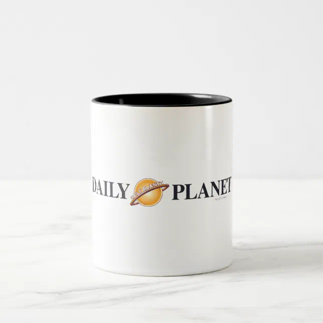 Daily Planet Logo Two-Tone Coffee Mug | Zazzle