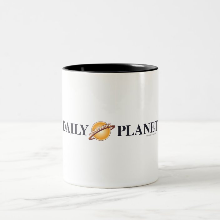 Daily Planet Logo Two-Tone Coffee Mug | Zazzle.com