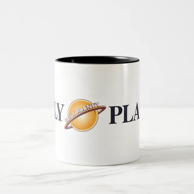 Daily Planet Logo Two-Tone Coffee Mug | Zazzle