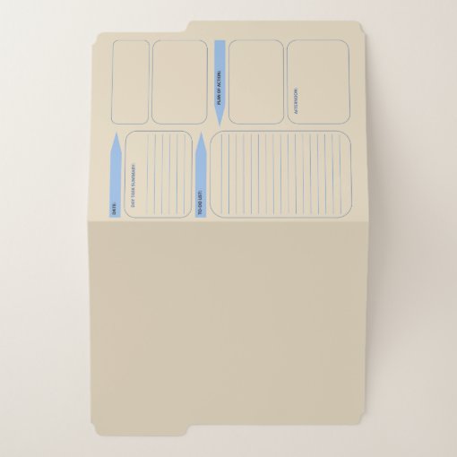 Daily Planner File Folder | Zazzle