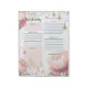 Daily Planner Peonies Floral Border Notepad | Zazzle