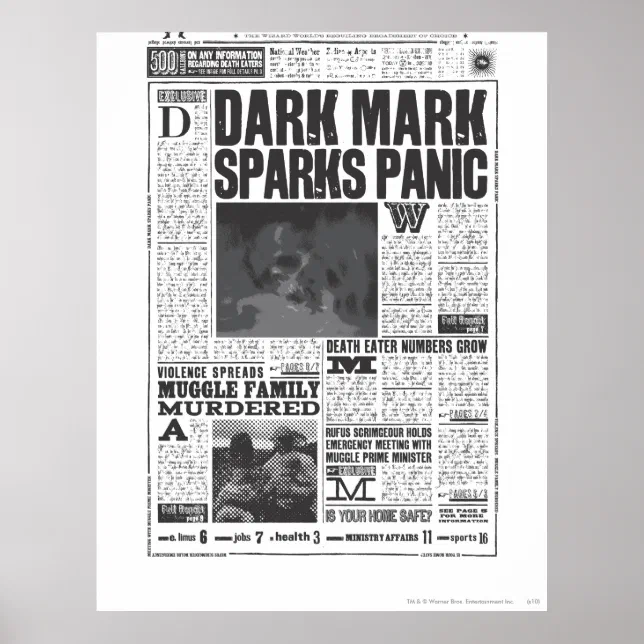 Daily Prophet Front Page Poster | Zazzle