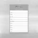 Daily Schedule Hourly Custom Home School Work Magnetic Dry Erase Sheet ...
