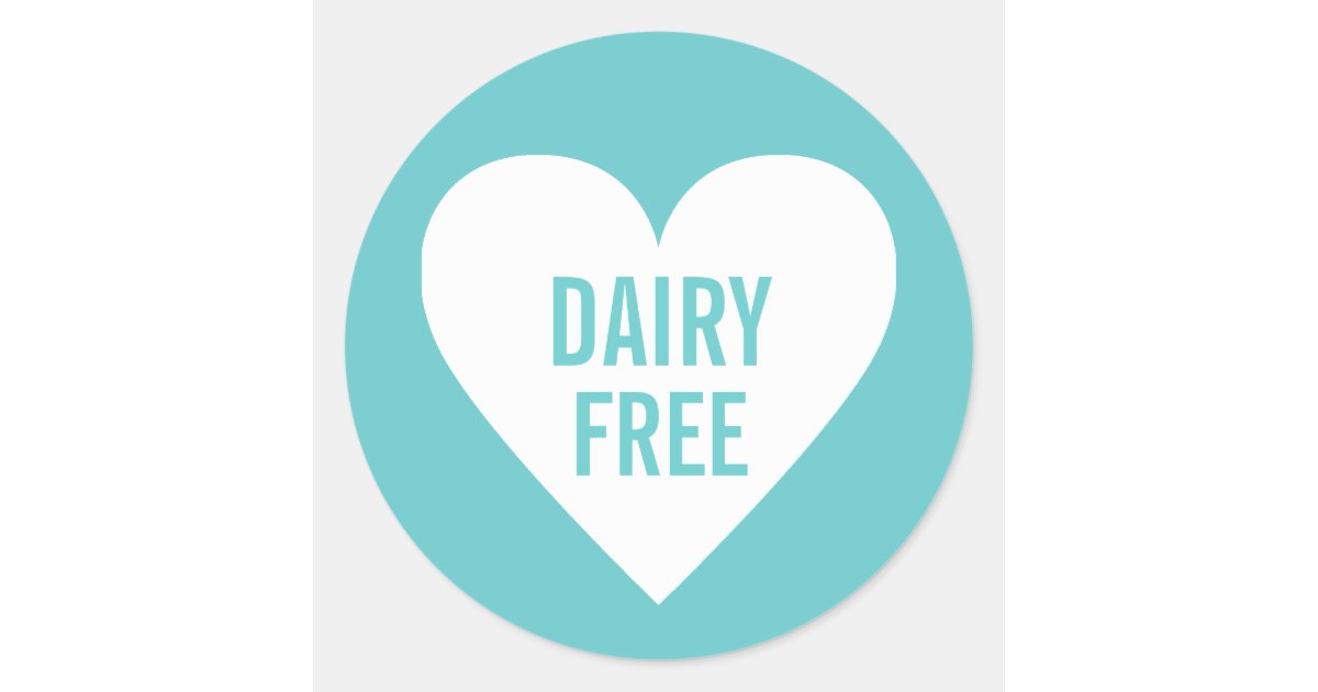 Dairy Free Allergy Safe Culinary Label | Zazzle