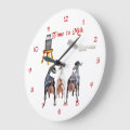 Dairy Goats Milking Wall Clock | Zazzle