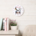 Dairy Goats Milking Wall Clock | Zazzle