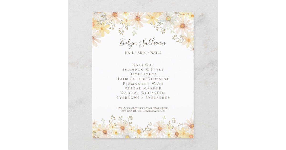 Daisies Flyer | Zazzle