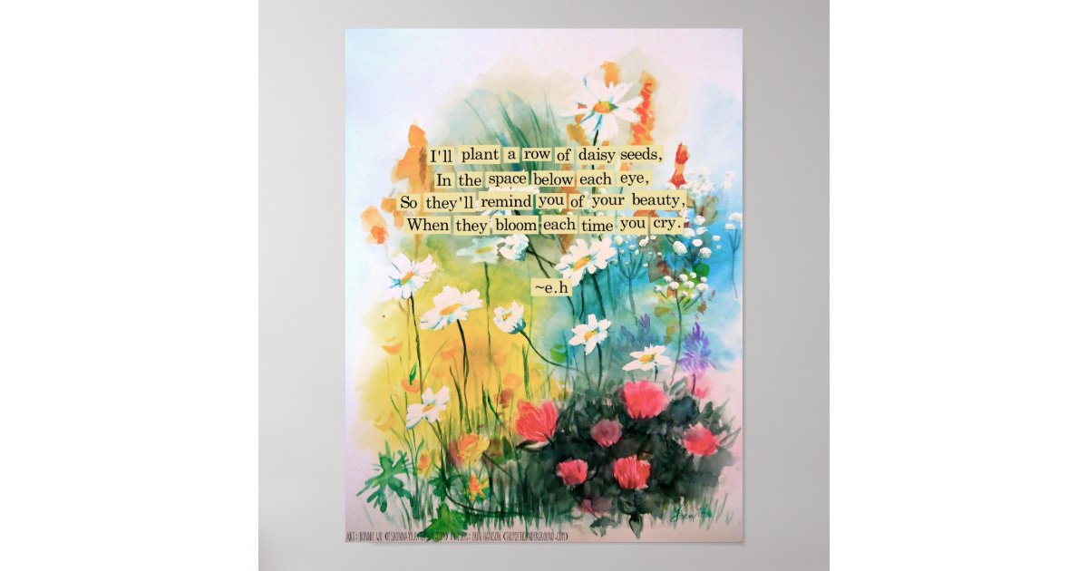 Daisies Poster. Poster | Zazzle