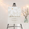 Daisy Baby Shower Gender Neutral Welcome Sign | Zazzle