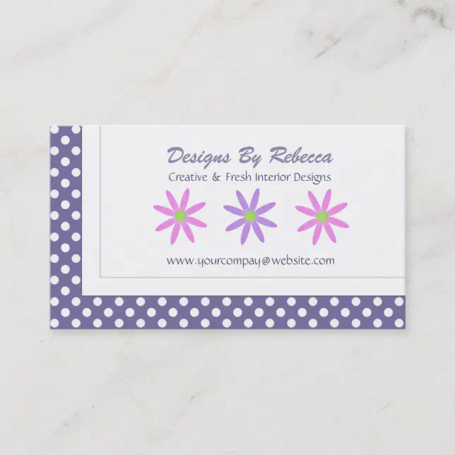 Daisy Business Cards | Zazzle