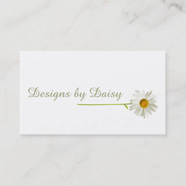 Daisy Business Cards | Zazzle