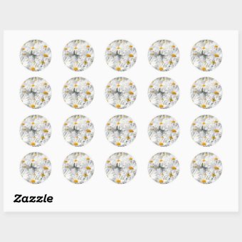 Daisy Classic Round Sticker | Zazzle