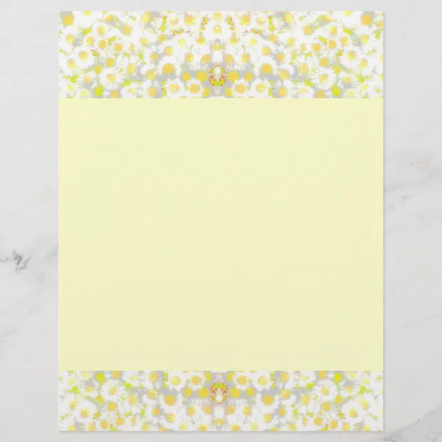 Daisy Daisy Letterhead | Zazzle
