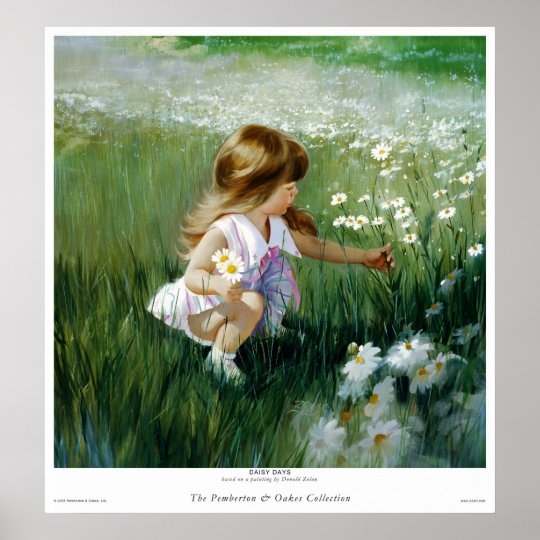Daisy Days Poster | Zazzle.com